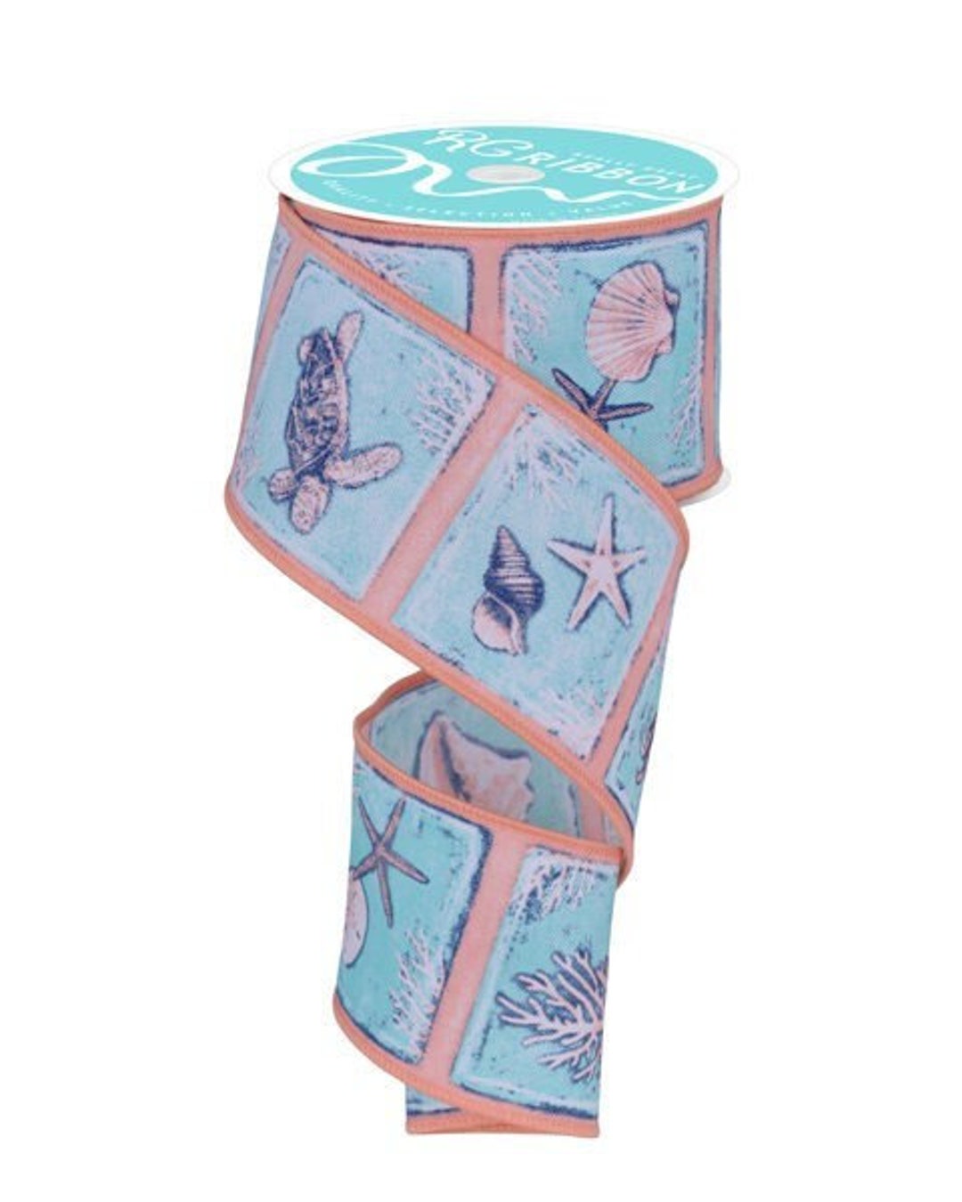 Ships Free Over 35 in US Coastal Blocks Wired Edge Ribbon, 2.5 X 10 ...