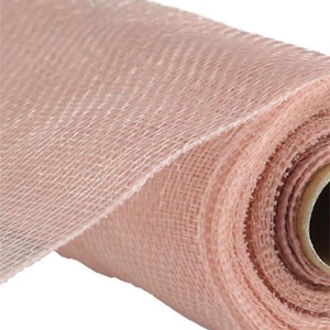Ships Free Over 35 in US - Deco Poly Mesh Ribbon - Non-metallic Rose ...