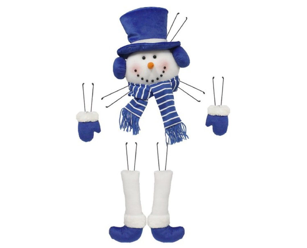 Ships Free Over 35 in US 5 Piece Snowman Wreath Decor Kit - Etsy