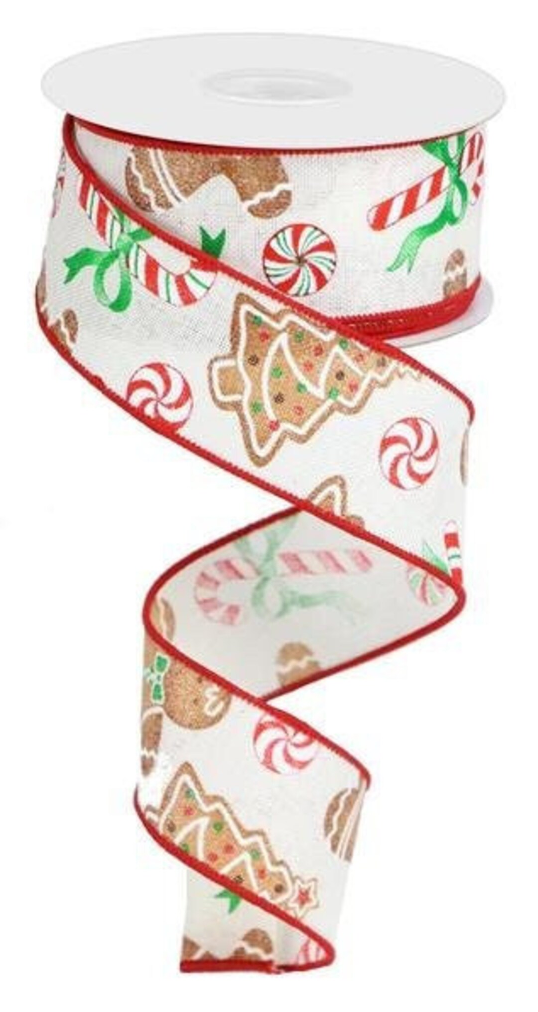 Ships Free Over 35 in US Christmas Gingerbread Cookies Wired Edge ...