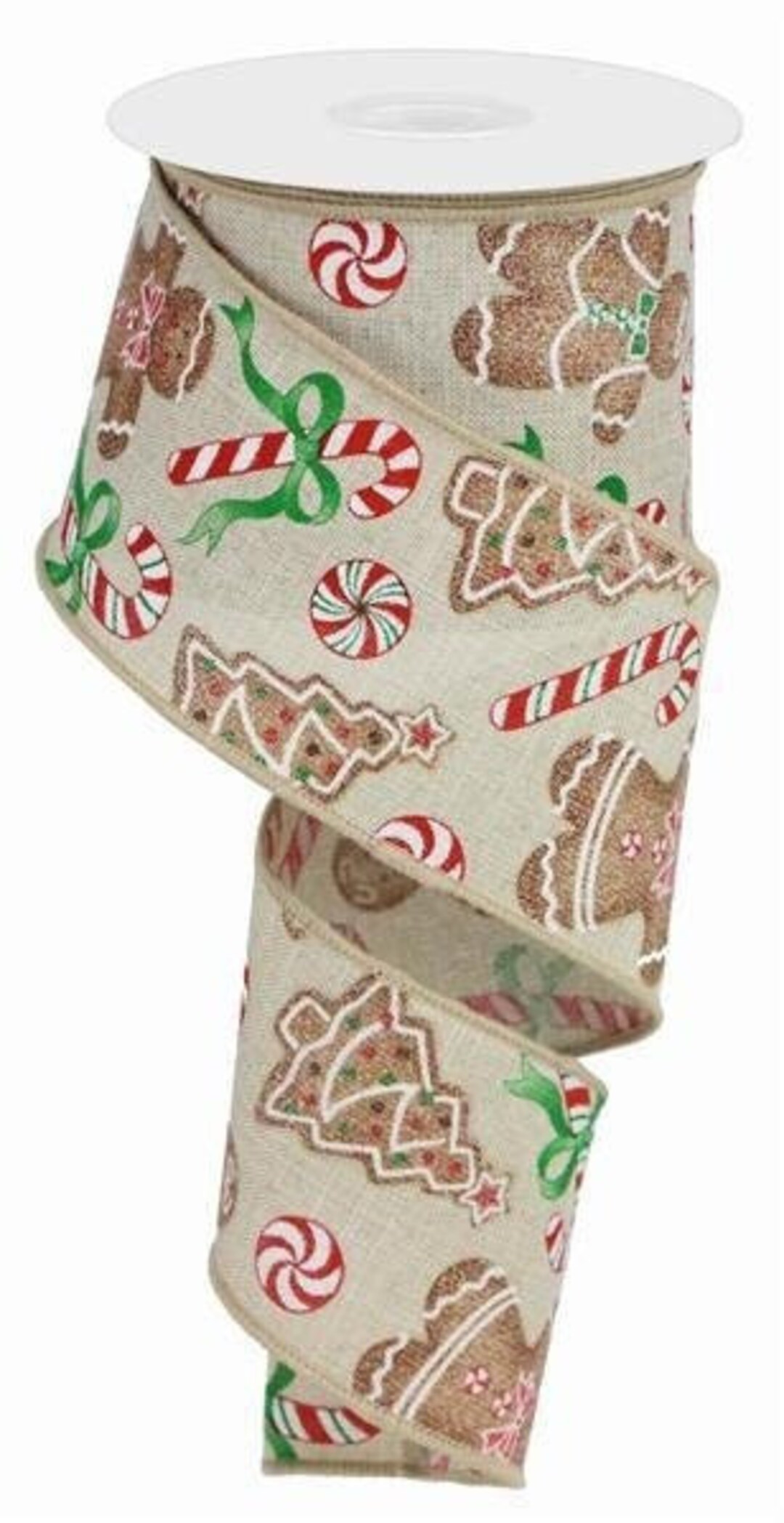 Ships Free Over 35 in US - Christmas Gingerbread Cookies Wired Edge ...