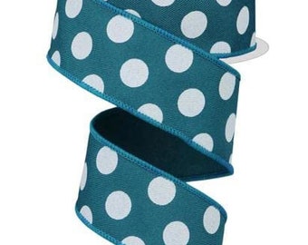 Dark Teal Ribbon - Etsy