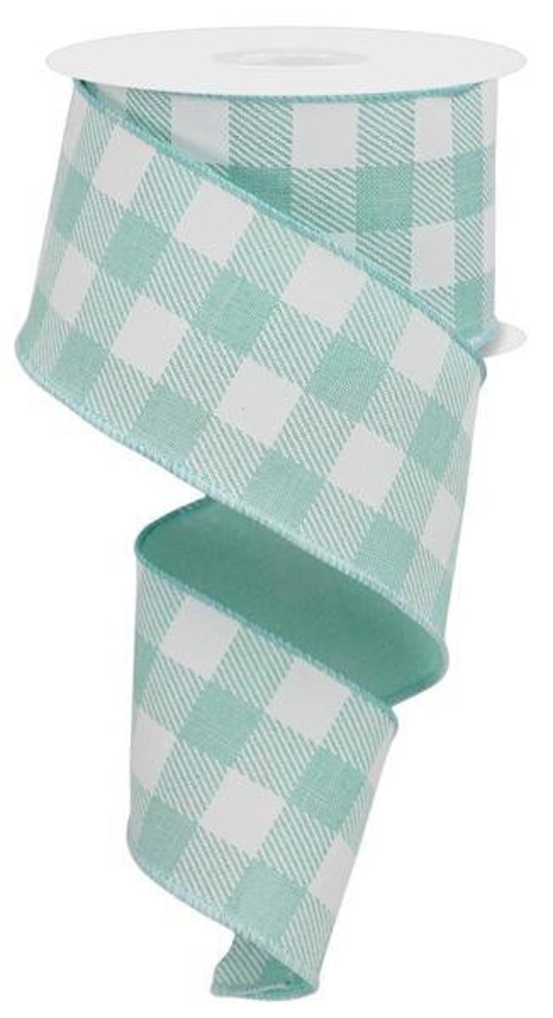 Ships Free Over 35 in US - Striped Plaid Check Wired Edge Ribbon - 10 ...