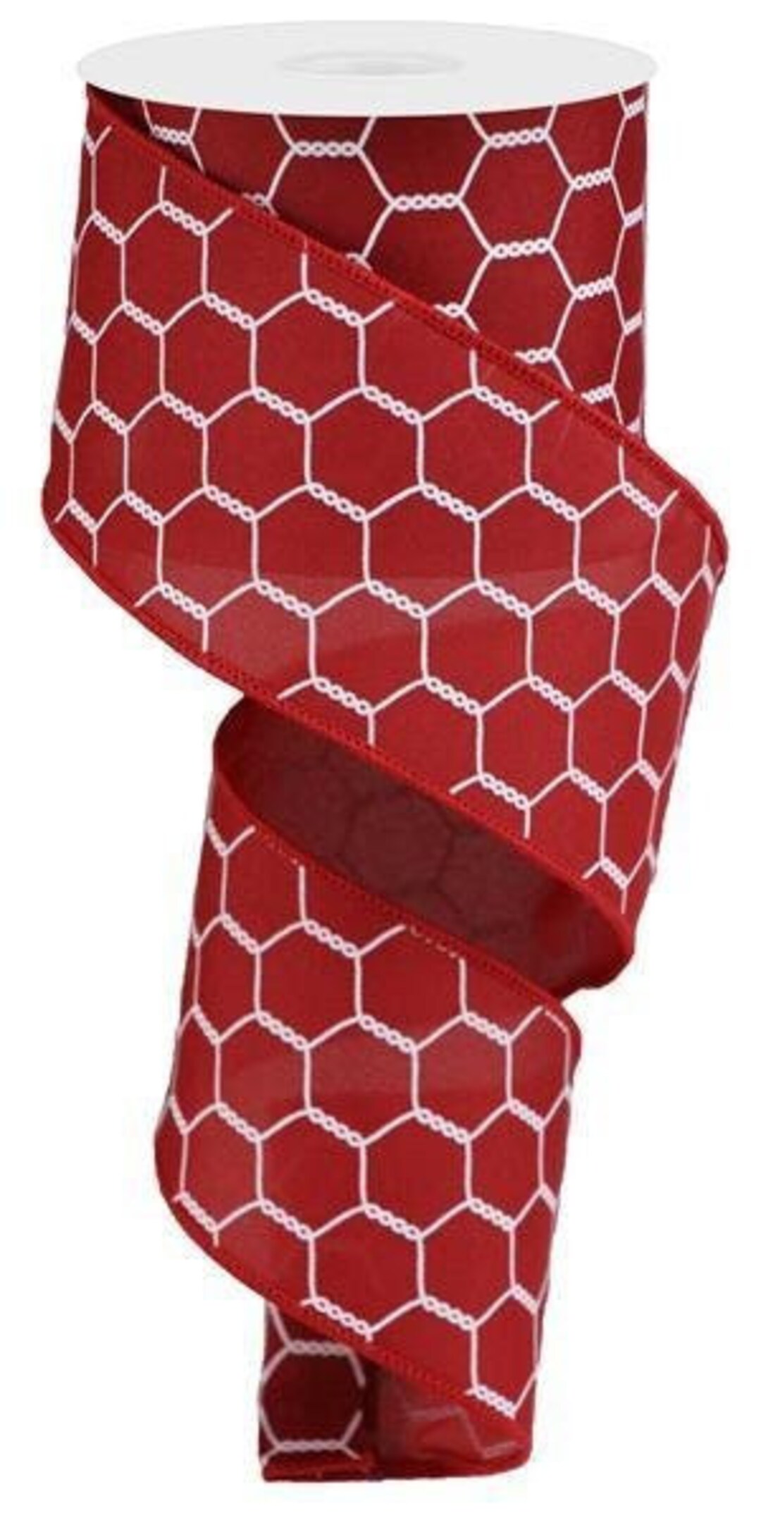 Ships Free Over 35 in US Chicken Wire Farmhouse Wired Edge Ribbon 10 ...