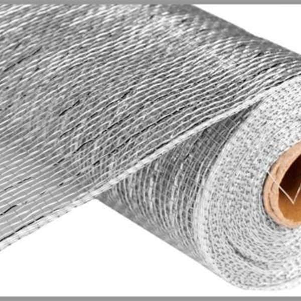 Silver Deco Mesh - Etsy