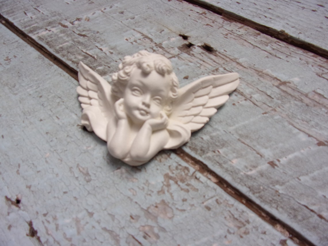Angel Wings Cherubs Onlays Furniture APPLIQUES Mouldings - Etsy