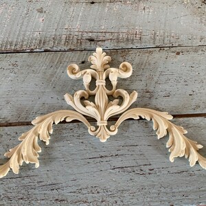 ARCHITECTURAL FRENCH CREST Furniture Applique Onlays Mouldings Flexible ...