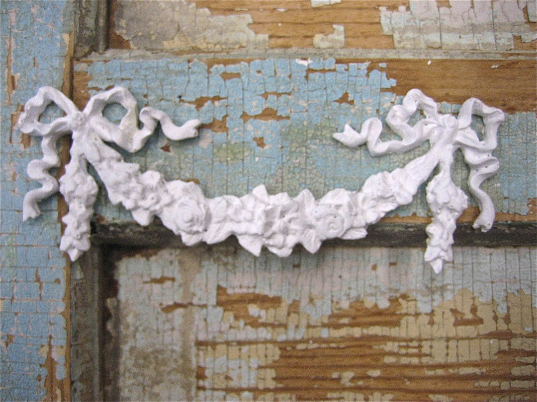 Floral Swag Furniture Applique Onlays Trims Mouldings Flexible ...