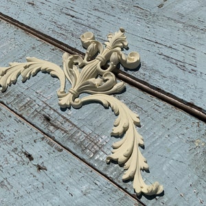 ARCHITECTURAL FRENCH CREST Furniture Applique Onlays Mouldings Flexible ...