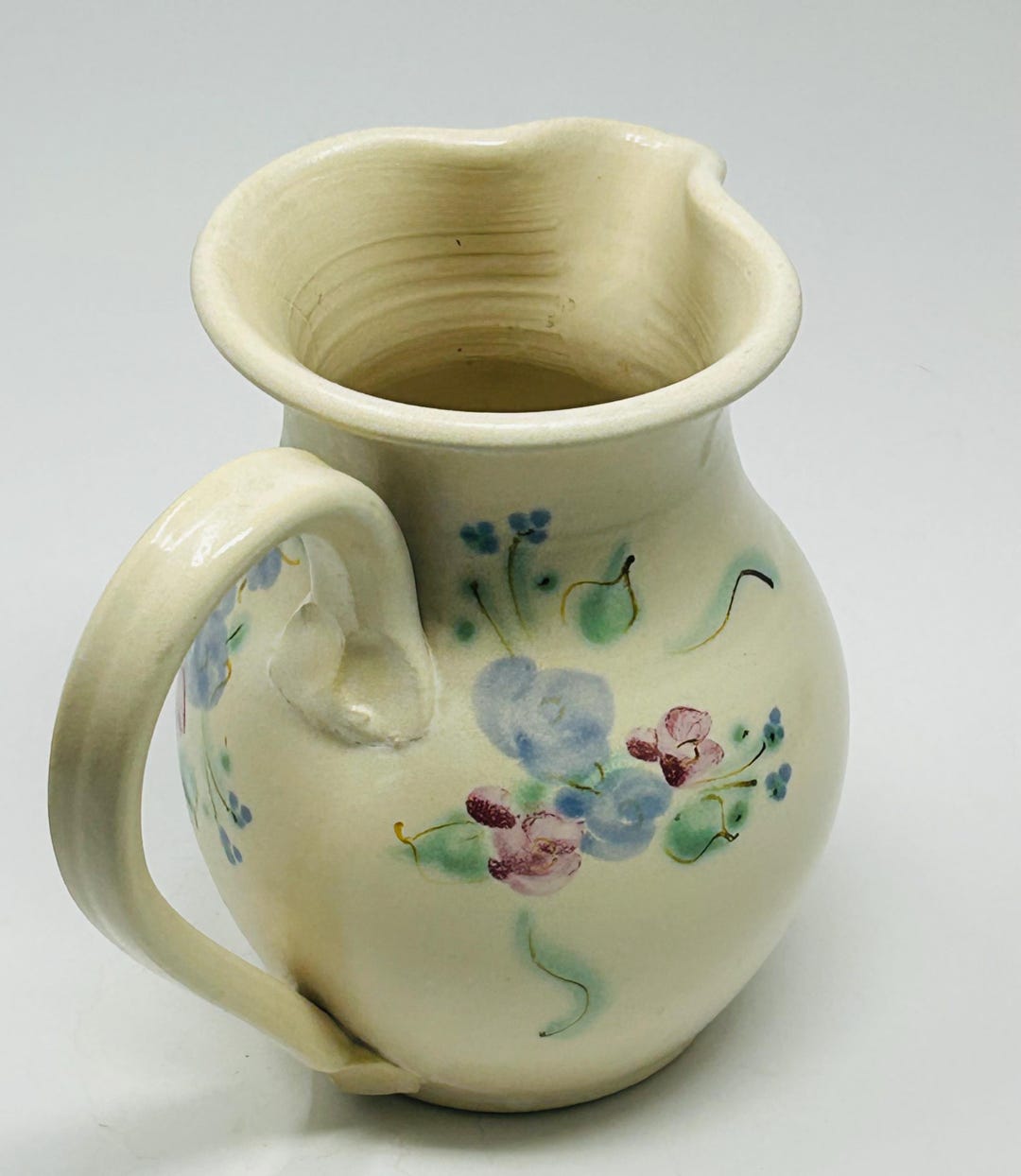 Vintage Judy Goodwin Hand Painted Studio Pottery Wildflower Pitcher - Etsy