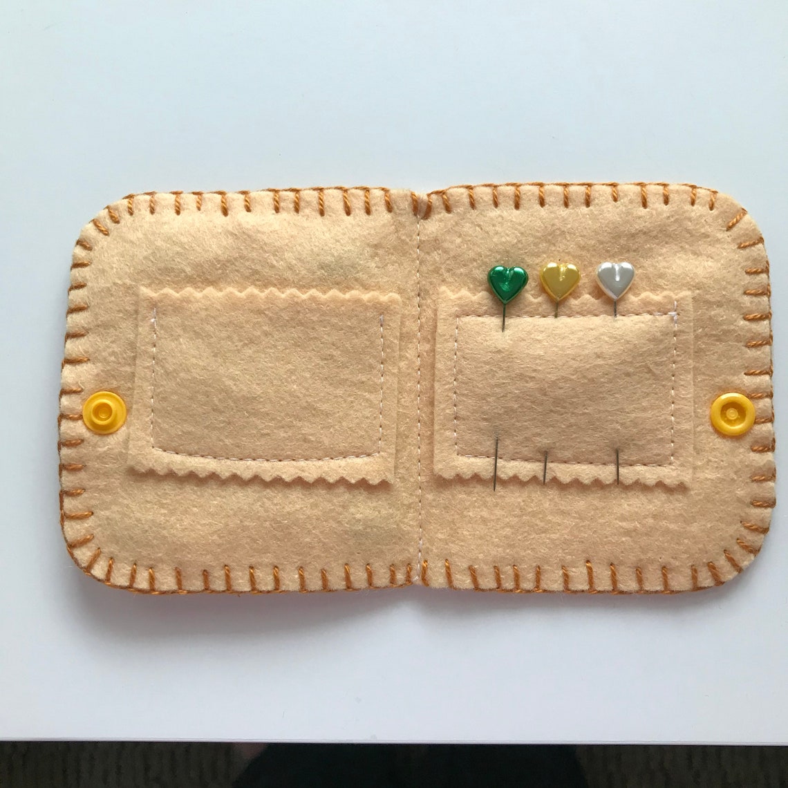 Spring Garden DIY Felt Needle Case Kit Needle Book Kit - Etsy