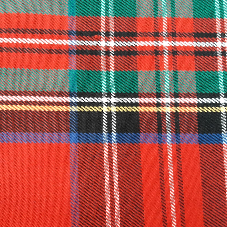 Long Scottish Dress, Green and Blue Tartan, Highlands, Pinafore Dress ...