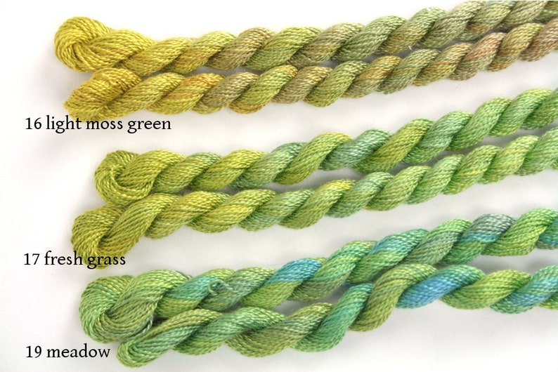 Fine Silk Thread Hand Dyed Space Dyed Varigated Perfect - Etsy UK