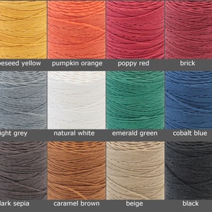 Linen Thread 4-ply, 50g Spool, Nel 18/4, English, Non-waxed - Etsy