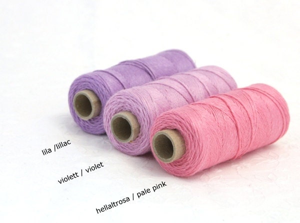 25m of Goldschild Linen Thread Non-waxed 3-ply up to 5 - Etsy