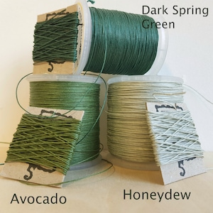 Barbour Linen Thread, 3-ply, 18/3, 50g Spool, Great Thread for ...