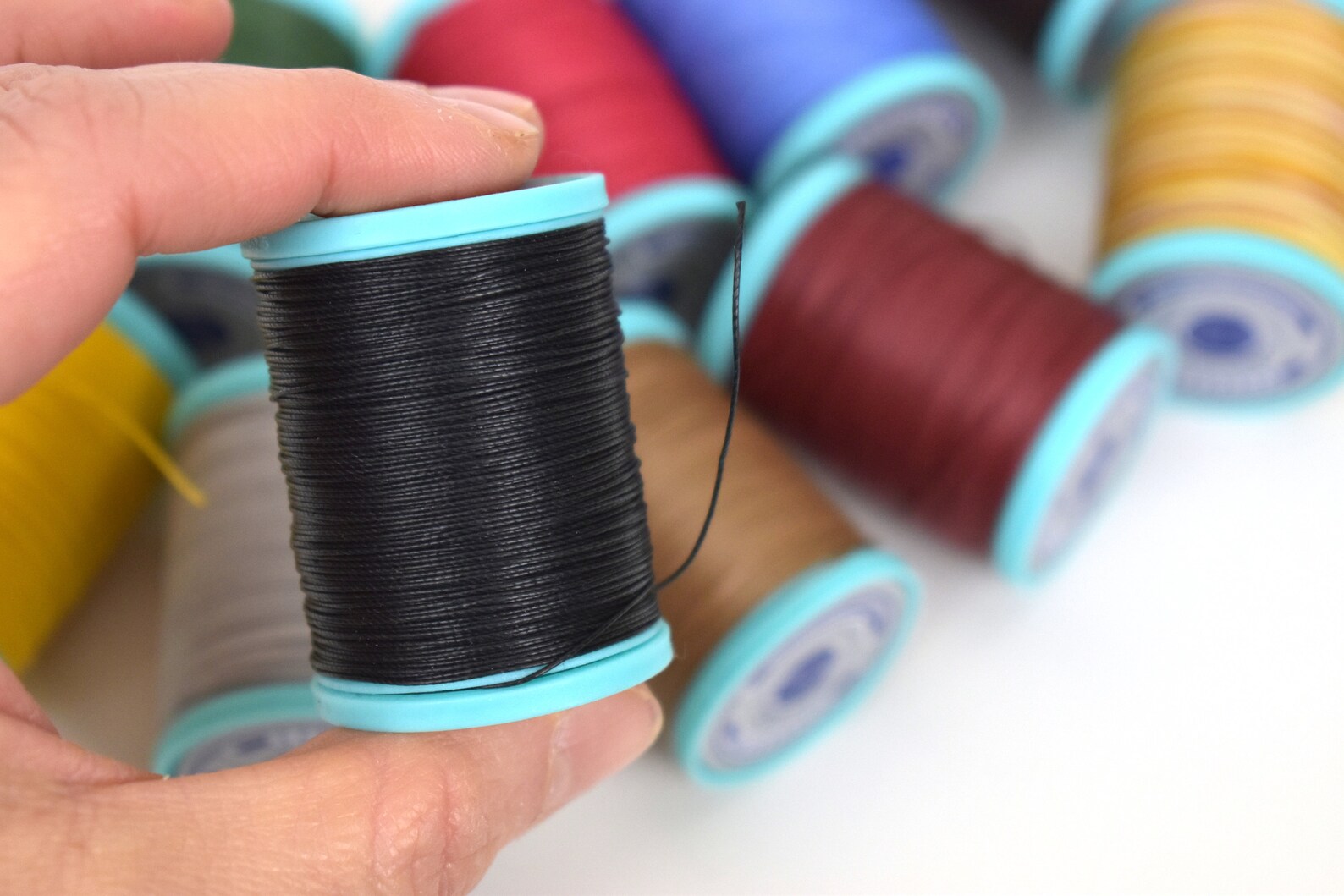 25g whole Spool Linen Thread for Hand Leather Sewing 0.55mm - Etsy UK