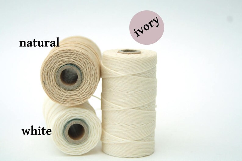 Irish Waxed Linen Thread, 4-ply, Crawford, 50g Spool, Irish Linen ...