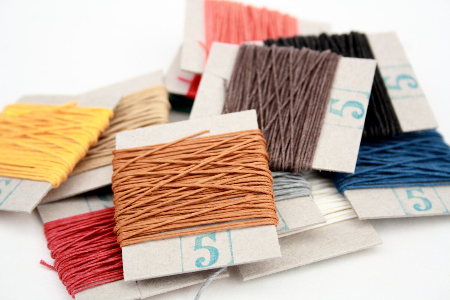 15m English 4-ply Linen Thread Non-waxed Your Choice of | Etsy UK