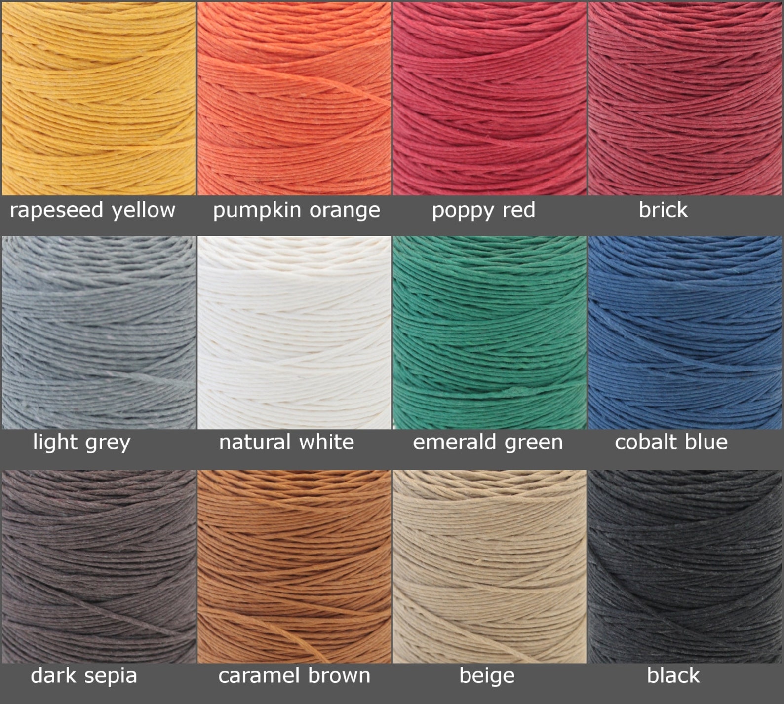 15m English 4-ply Linen Thread Non-waxed Your Choice of - Etsy UK