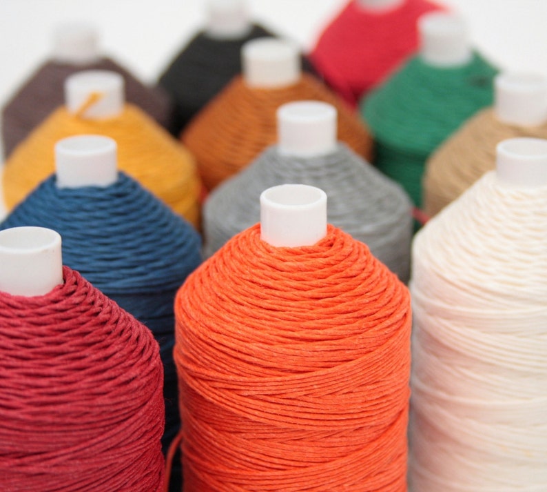 Linen Thread 4-ply 50g Spool Nel 18/4 English Non-waxed - Etsy UK