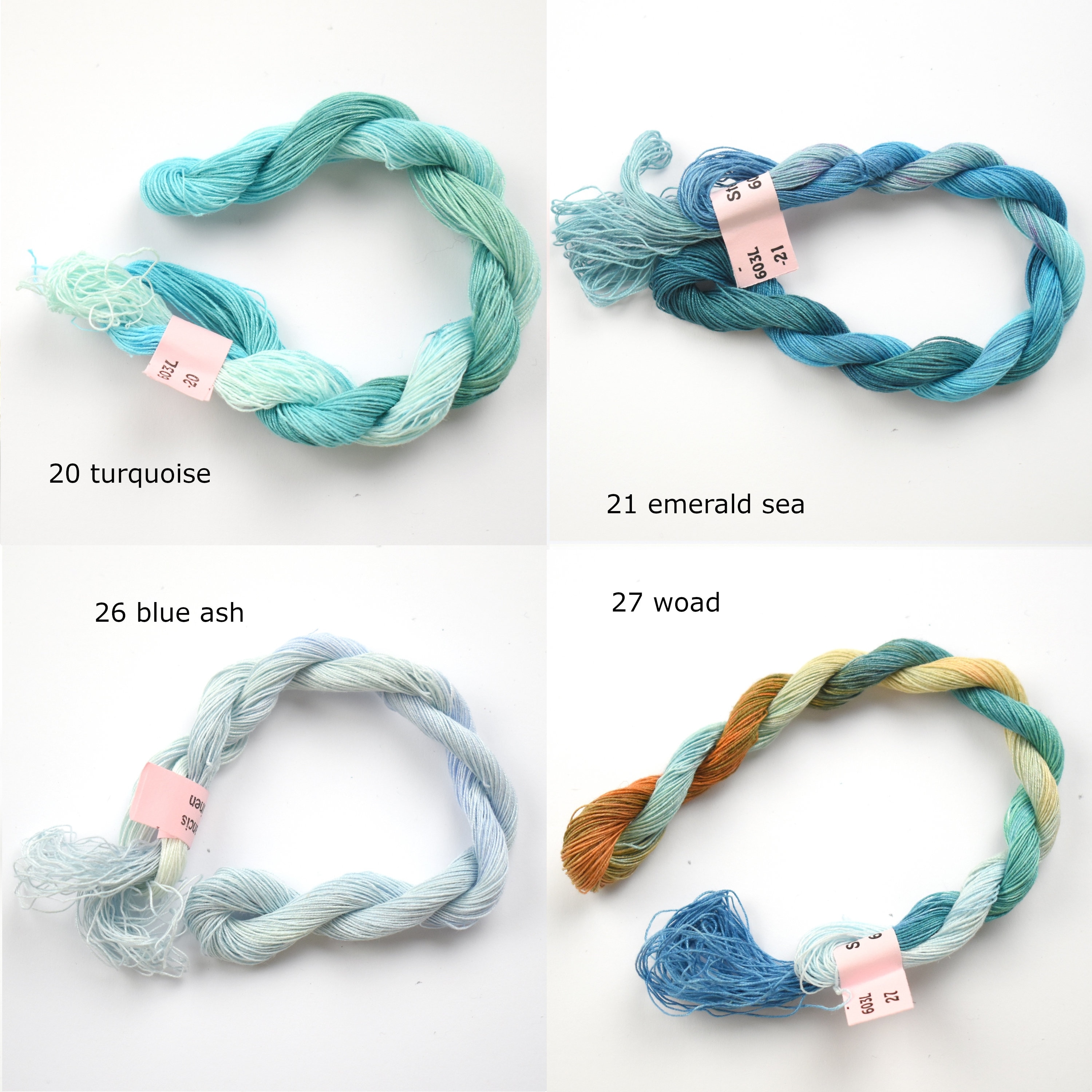 Varigated Linen Thread Nm 60/3 Embroidery Linen Thread 3-ply | Etsy UK