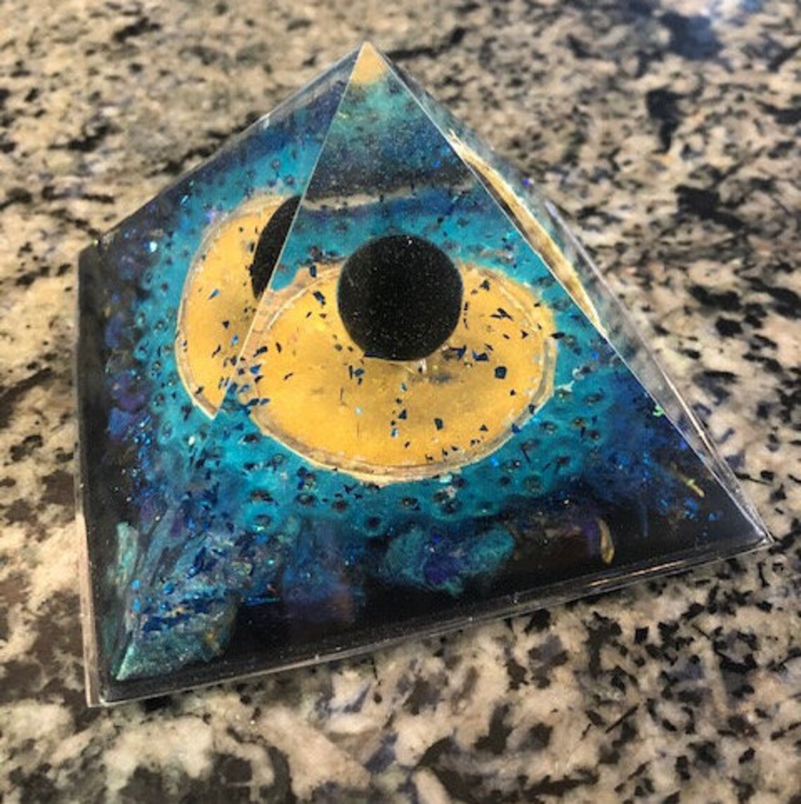 Large Galaxy Pyramid Nebula Orgonite Pyramid Reiki Energy | Etsy