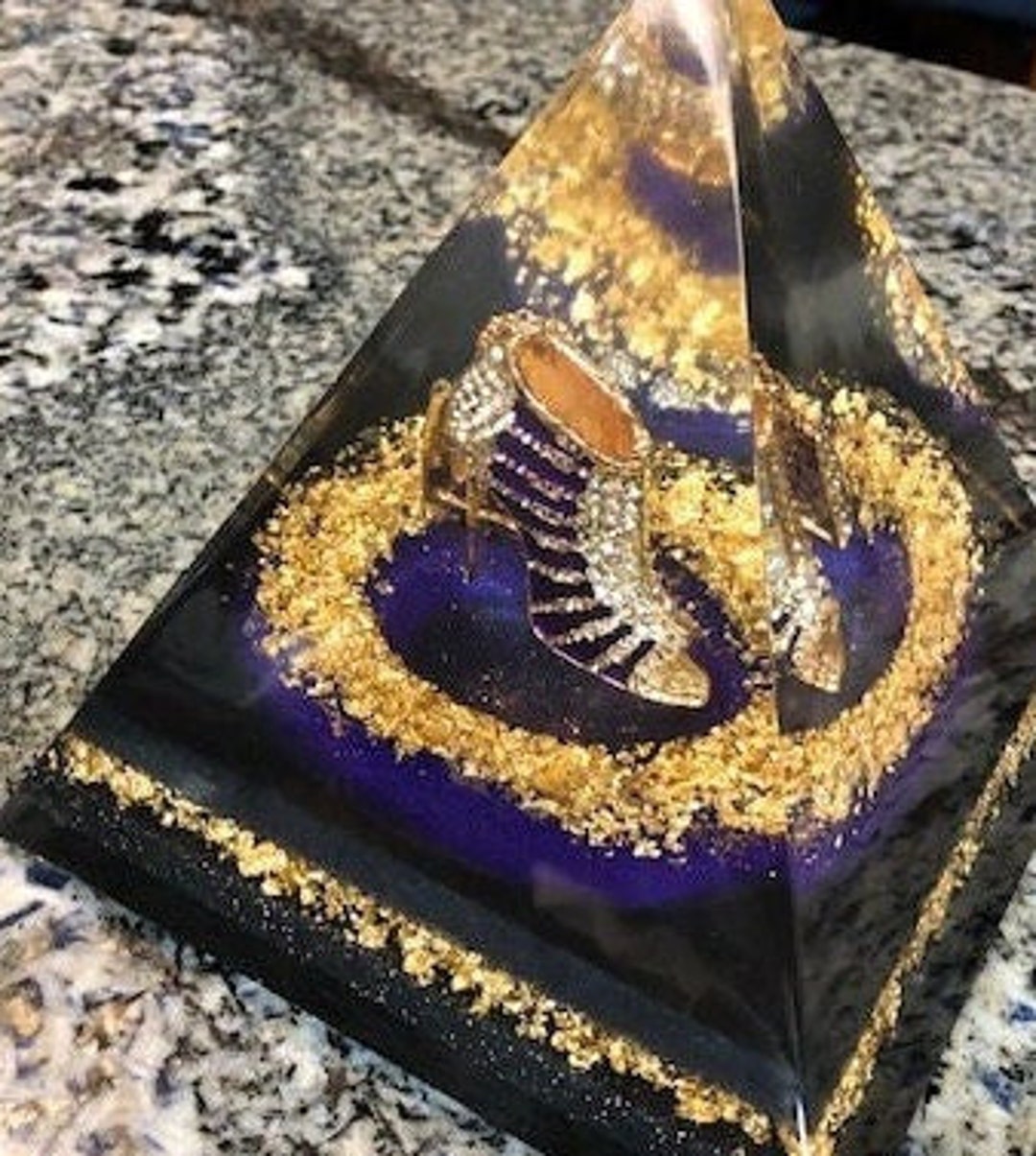 Buy CUSTOM ORDER XXL Pyramid Galaxy Pyramid Orgone Pyramid Reiki Energy ...