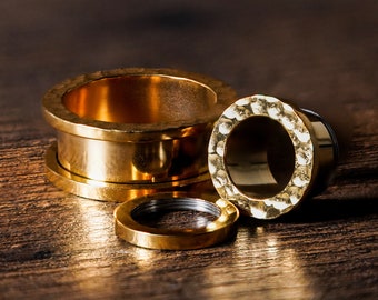 Gauge & Plug Earrings - Etsy UK