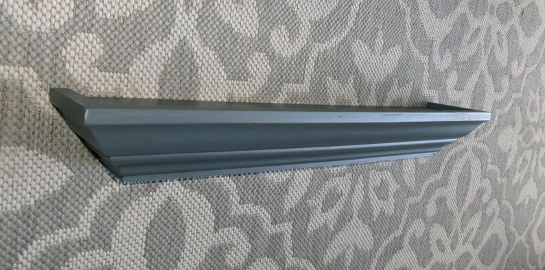 Floating Shelf-refinished Wall Shelf-painted Wood Shelf-upcycled Wall ...