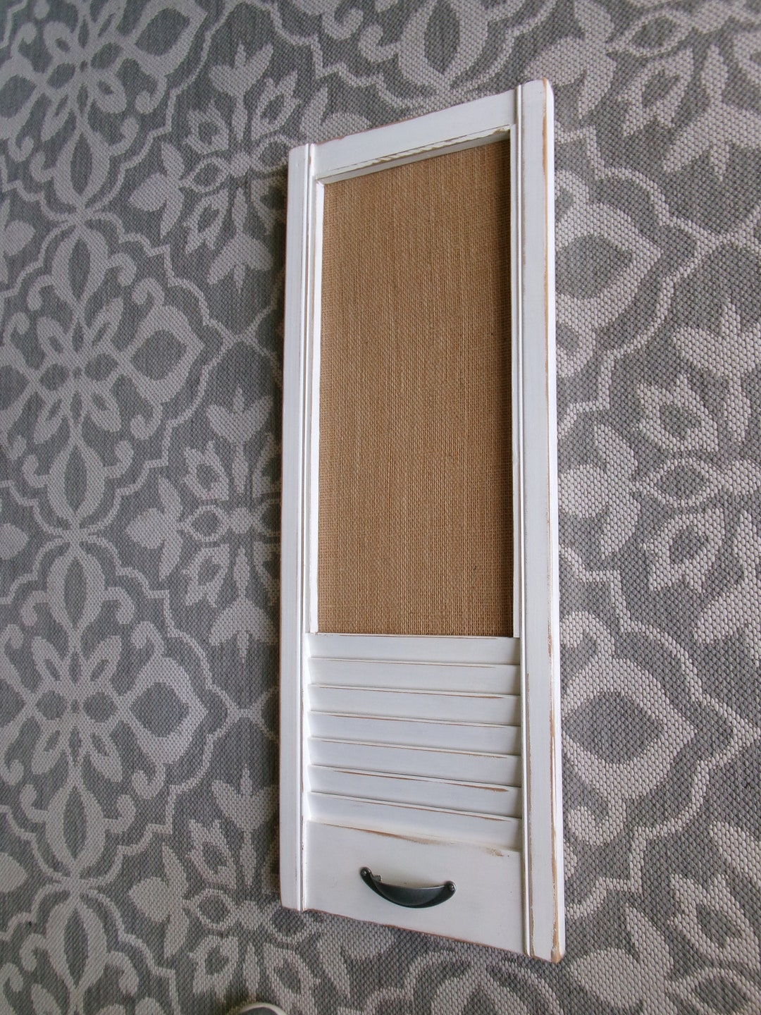 Bulletin Board Shutter-farmhouse Decor Shutter VINTAGE Shutter Message ...