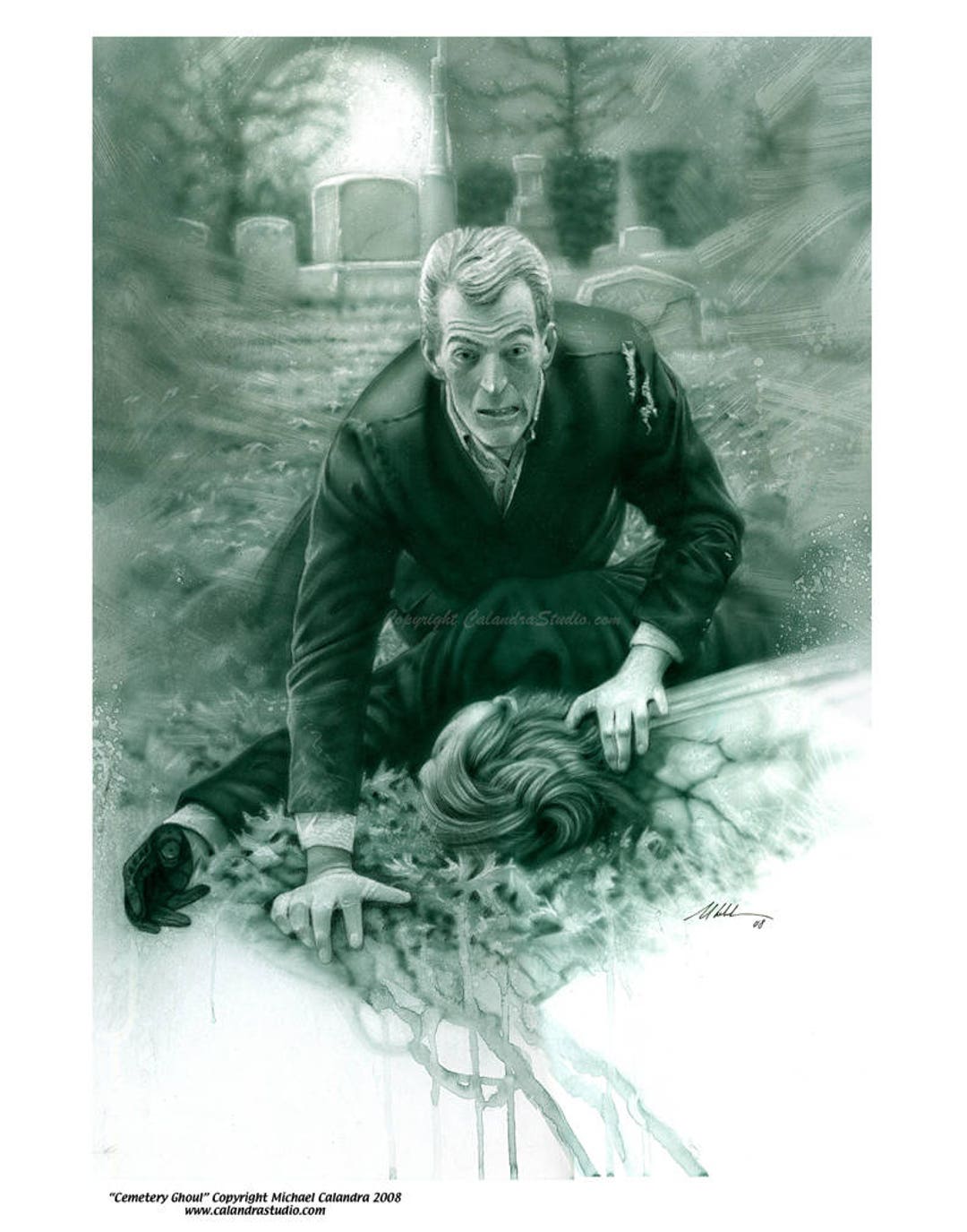 Night of the Living Dead - Cemetery Ghoul Signed 11x14 Print - Etsy