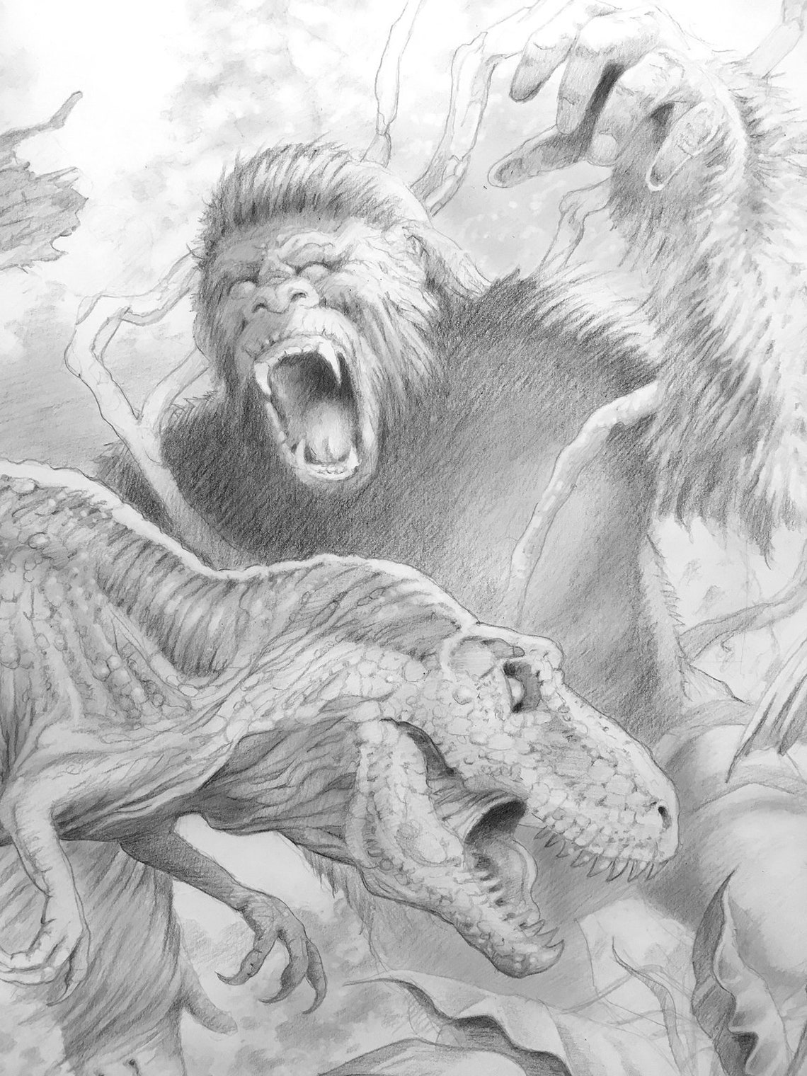 Kong! Original Art - Etsy