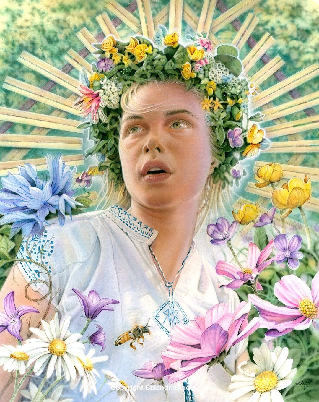 The Midsommar May Queen Artist Signed 11x14 Print - Etsy