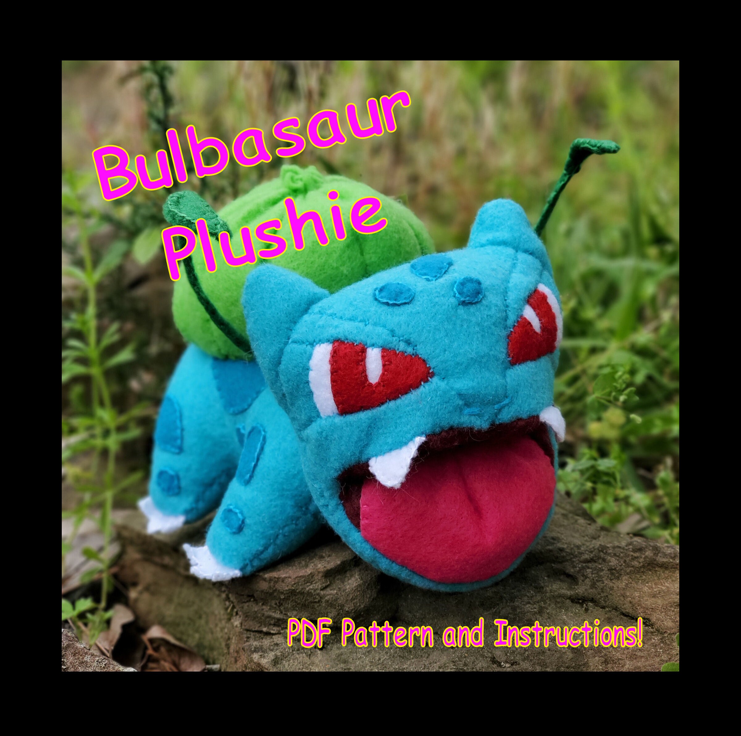 Bulbasaur Plushie PDF Pattern - Etsy