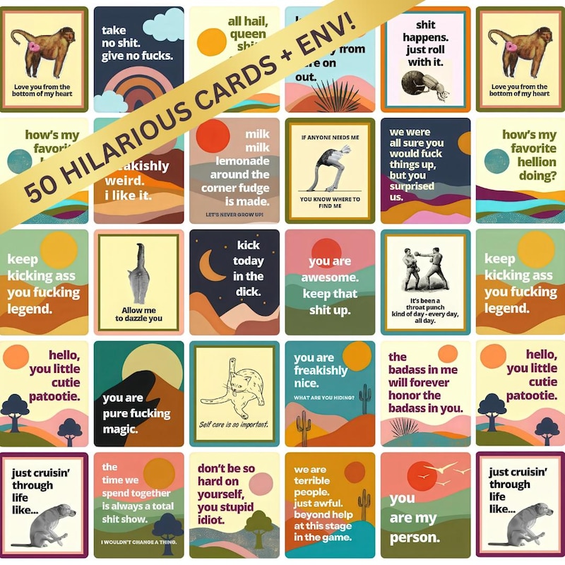 Dark Humor Cards - Etsy