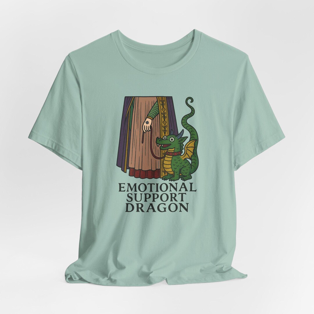 Emotional Support Dragon T-shirt: Dungeons and Dragons DND Merch - Etsy