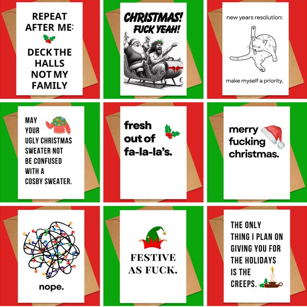 Snarky Christmas - Etsy