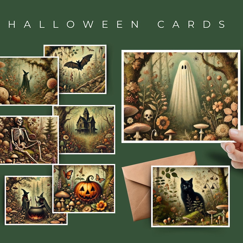Halloween Cards - Etsy