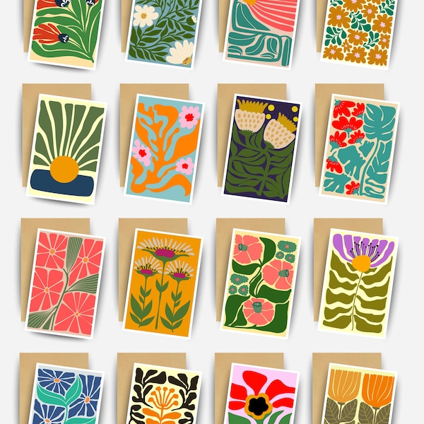 Vintage Note Card Set - Etsy