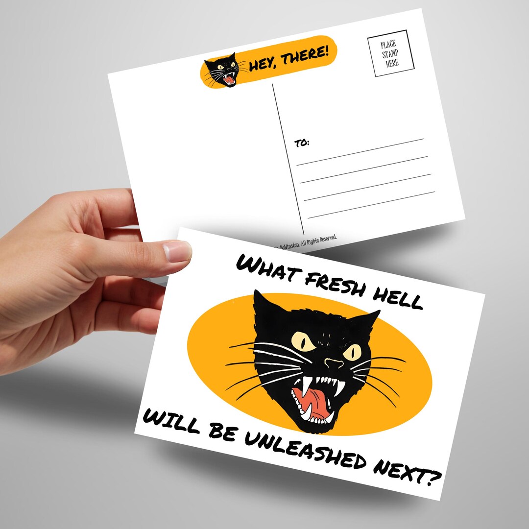 Fresh Hell Postcards/fun Postcards for Friends/postcard Set of 10 ...