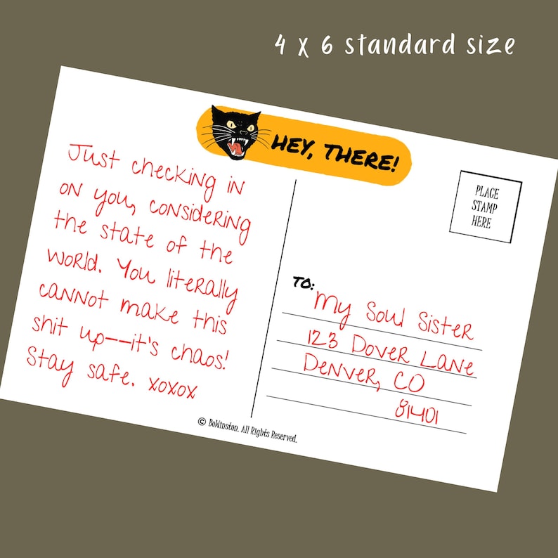 Postcard: "fresh Hell". Send to Trump, ICE, Congress, All the GOP ...