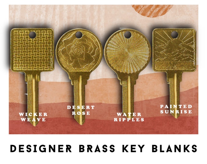 Large Key Blanks/xl Ornate Brass Key Blanks/hotel Key/bronze Keys ...