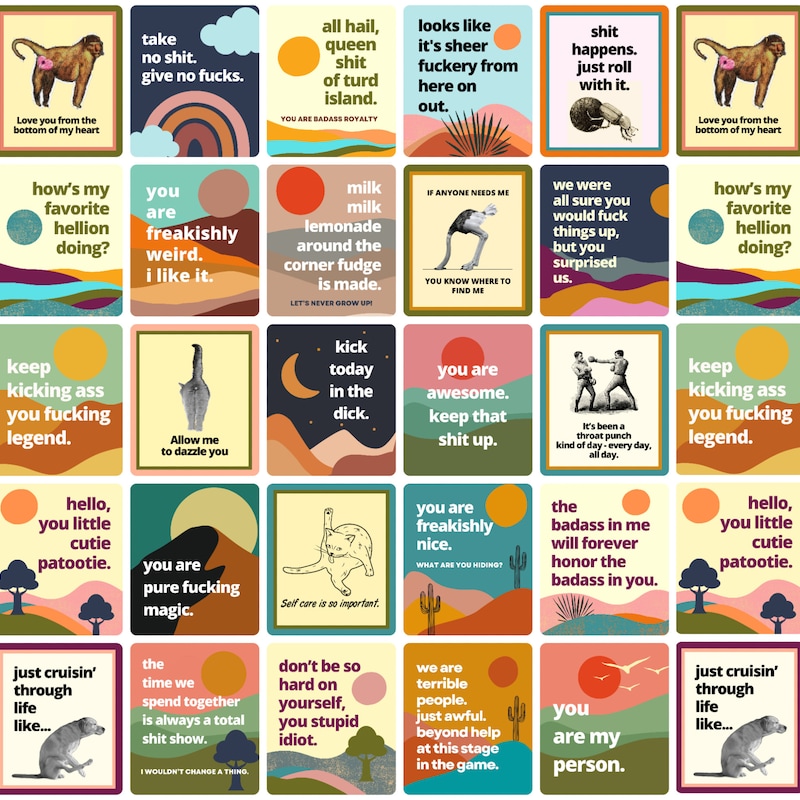 Funny Greeting Cards - Etsy
