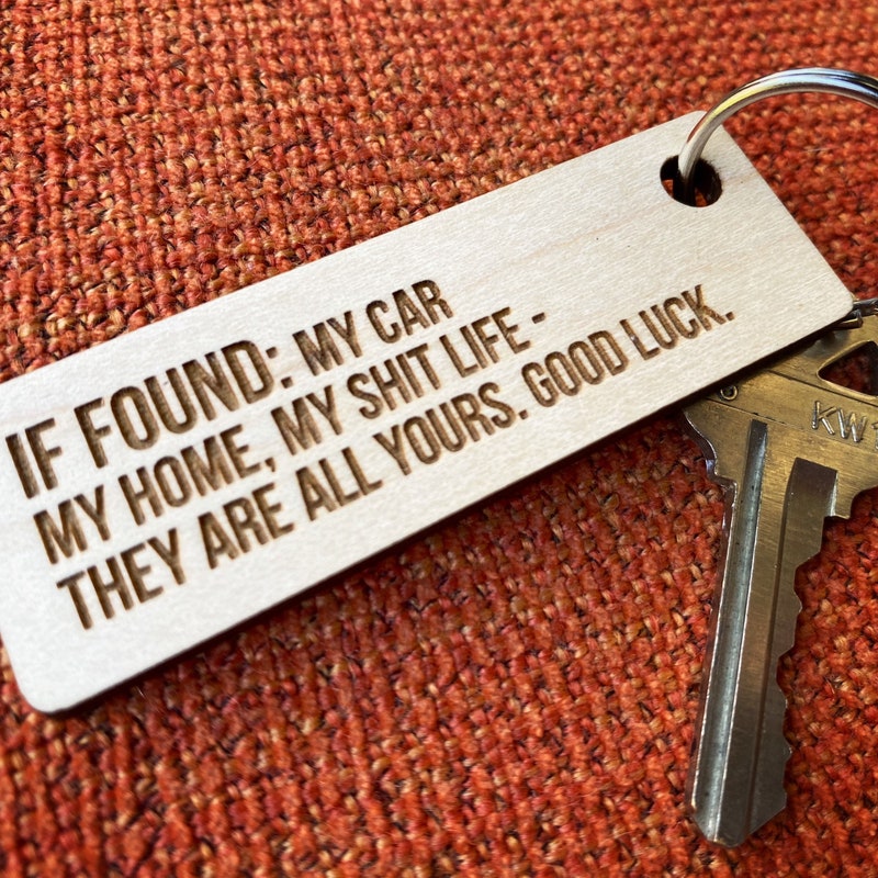 Wooden Key Chain - Etsy