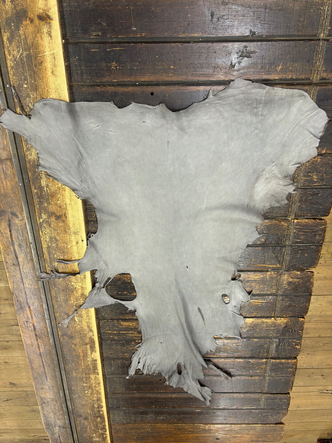 Deerskin/deer Leather / Buckskin Hide /grey Color / C-11 Pic 301 - Etsy