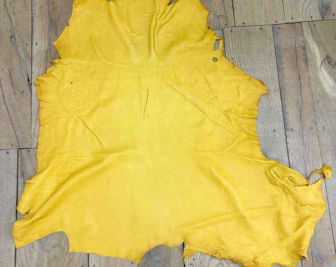 Deerskin/deer Leather / Buckskin Hide / Gold Color / C11-pic 303 - Etsy