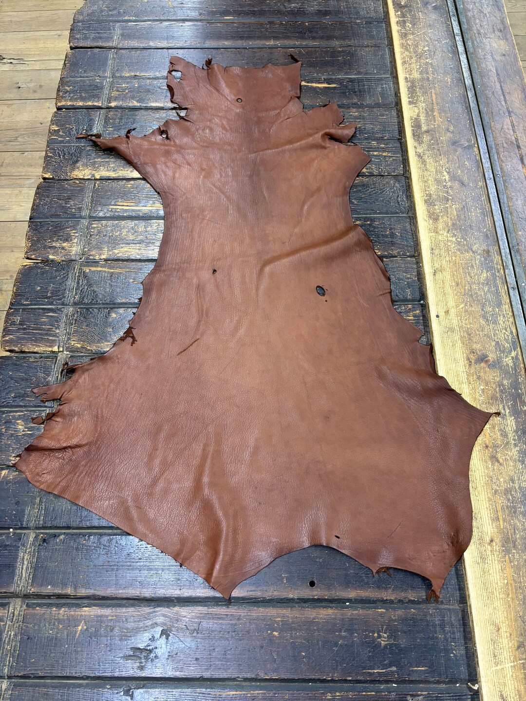 Deerskin Buckskin Hide Whiskey Color 11sf Nice Grain C12-pic40 - Etsy