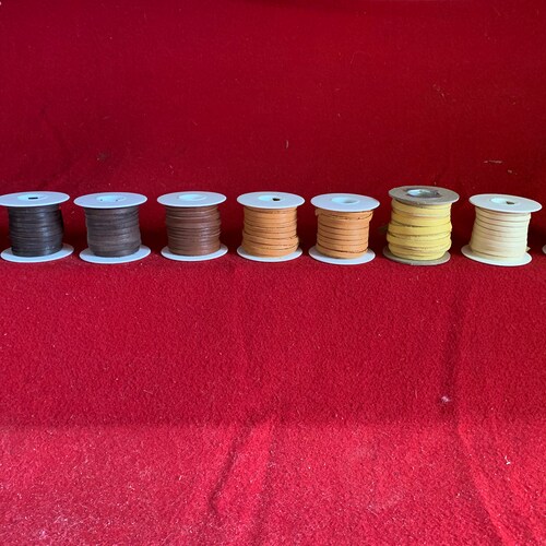 Deerskin Deer Leather Lace Spool Roll 1/4 X 25 FT Lacing - Etsy