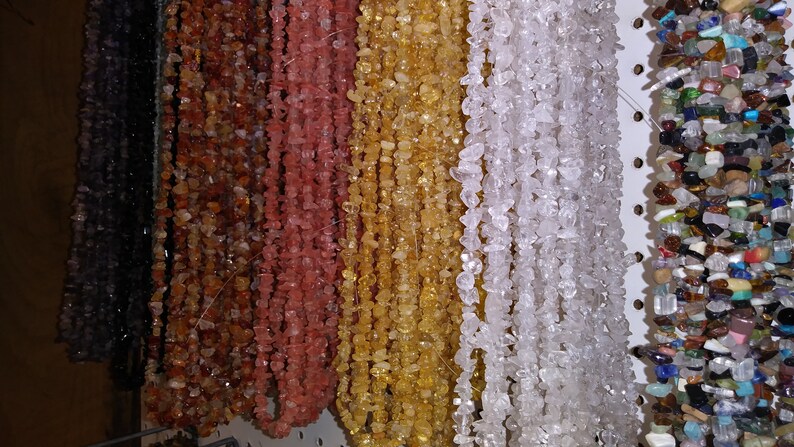 Natural Stone Chip Strands S10-17 - Etsy